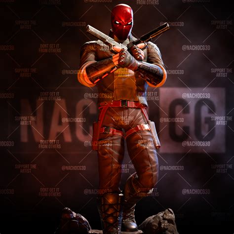 🎨 Fan Art Red Hood Standalone Version・ Stl File For ・cults