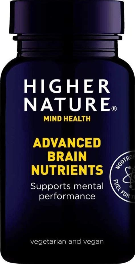 Higher Nature Advanced Brain Nutrients 90 Tablets Blukoo