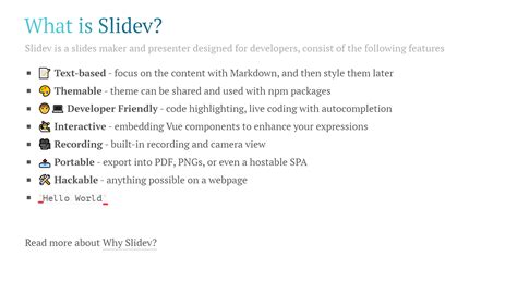 `` is not removed in inline code block · issue 208 · slidevjs slidev