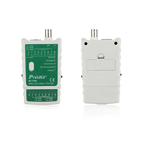 แบบพกพา Proskit Mt 7058 Mini Lan Cable Tester มัลติฟังก์ชั่นเครื่องทดสอบเครือข่ายไร้สายมัลติฟั