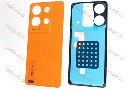 Задняя крышка Infinix Note 30 (X6833B), оранжевый, оригинал купить по ...