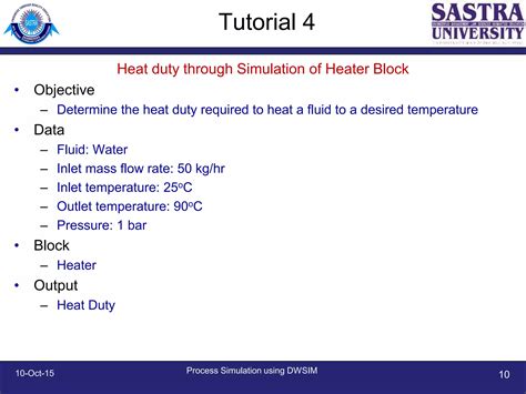Process Simulation Using Dwsim Pptx