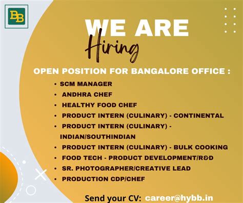 Bigbites On Linkedin Hiring Hiringimmediately Hiringpost Joinourteam Jobalert