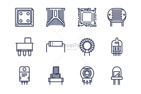 Chip Hardware Icon Illustration Image Picture Free Download Lovepik Com