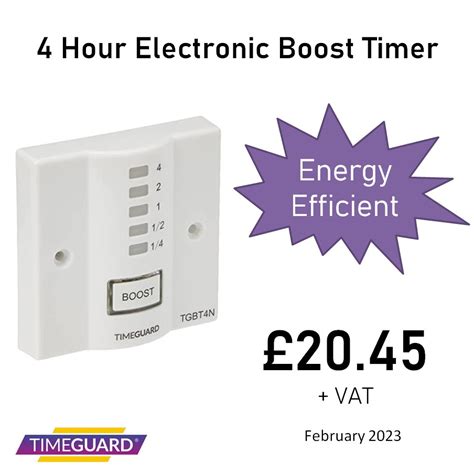Timeguard 4 Hour Electronic Boost Timer