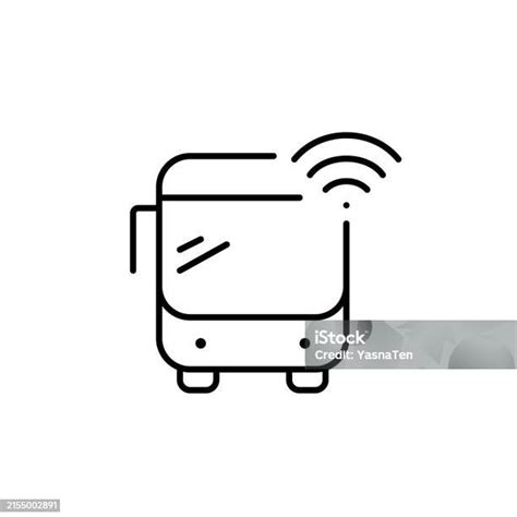 대중 버스 및 와이파이 기호 스마트 교통 무선 전송 인터넷 액세스 디지털 기술 도시 이동성 벡터 개체 그룹에 대한 스톡 벡터 아트 및 기타 이미지 Istock