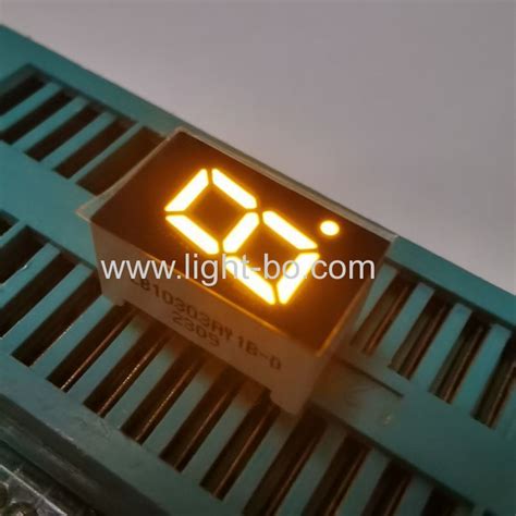 Single Digit 762mm 03 Inch Amber 7 Segment Led Display Common