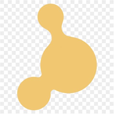 Yellow Abstract Blob Png Sticker Premium Png Rawpixel