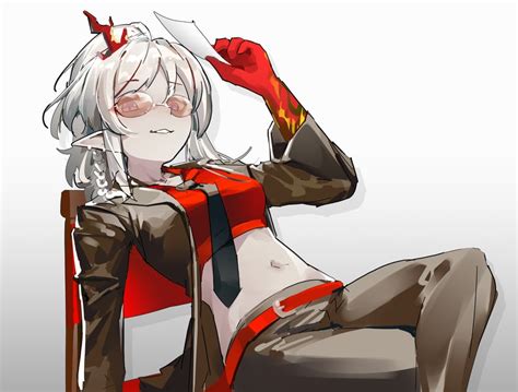 Nian Arknights Drawn By Dun Ji Danbooru