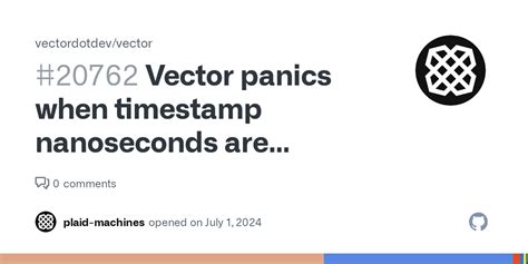 Vector Panics When Timestamp Nanoseconds Are Unparseable · Issue 20762