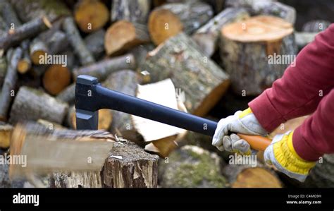 Lumberjack Axe Hi Res Stock Photography And Images Alamy