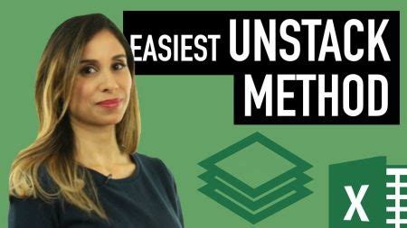 Quick Excel Trick To Unstack Data From One Column To Multiple Columns Xelplus Leila Gharani