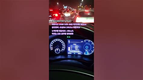 막히는 도로주행 연비변화 보연배터리 설치차량 제네시스 Gv80 30디젤 4륜구동 보연모빌리티 탄소중립실천 연료절감 요소수절감 출력향상 소음저감 내연