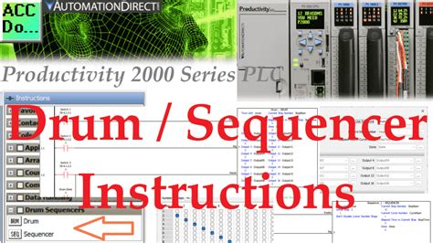 Productivity 2000 Plc Drum Sequencer Instructions Acc Auto