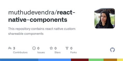 github muthudevendra react native components this repository