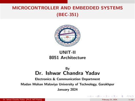 microcontrollers and embedded system notes pdf