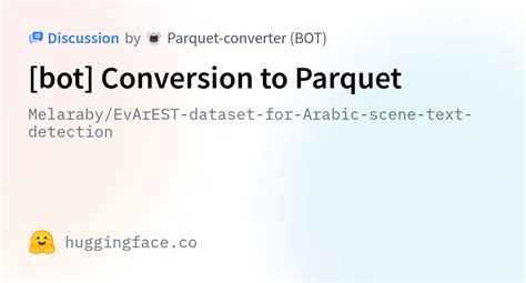 Melaraby Evarest Dataset For Arabic Scene Text Detection · [bot] Conversion To Parquet
