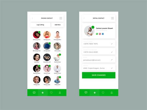 Contact App Ui Kit By Sb Trading ~ Epicpxls