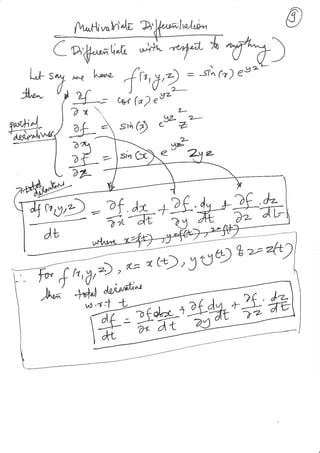 Multivariate Calculus PDF