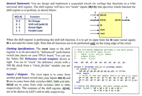 Solved Using Verilog Each Module Must Be A Different File