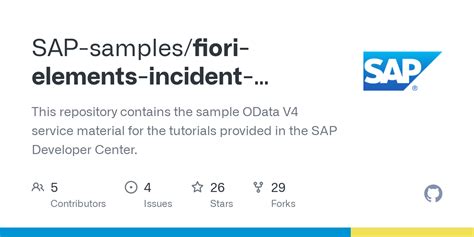 Github Sap Samplesfiori Elements Incident Management This