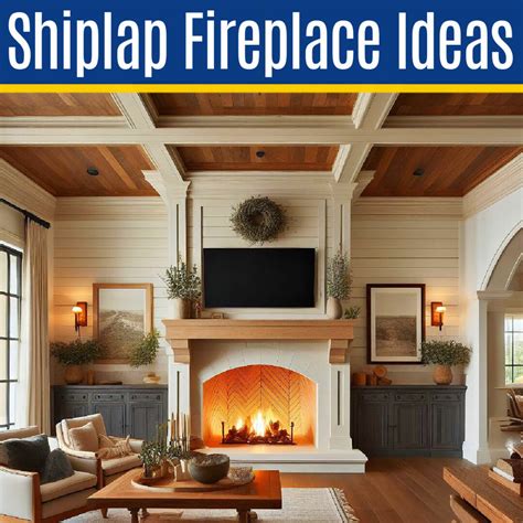 25 Beautiful Shiplap Fireplace Ideas And My White Shiplap Fireplace