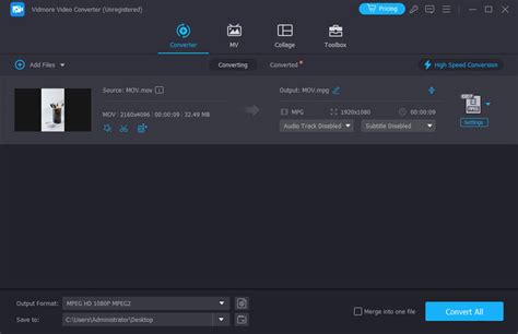 Convert MOV To MPEG With No File Size Limit Online Offline