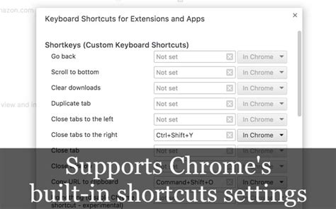 Shortkeys Custom Keyboard Shortcuts For Google Chrome Extension Download