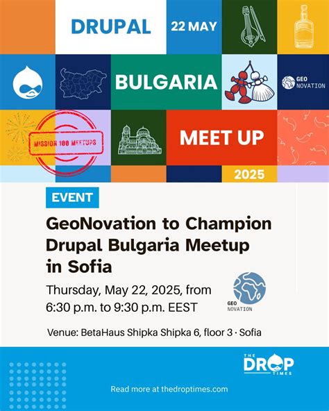 Drupalbg2025 Drupalmeetup Opensourcecommunity Webdevelopment The Drop Times