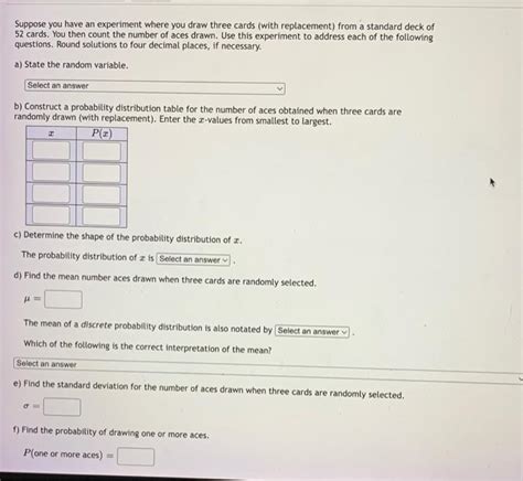 [solved] suppose you have an experiment where you draw thr