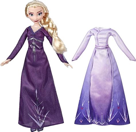 Disney Frozen Arendelle Fashions Elsa Fashion Doll 2 Outfits Purple