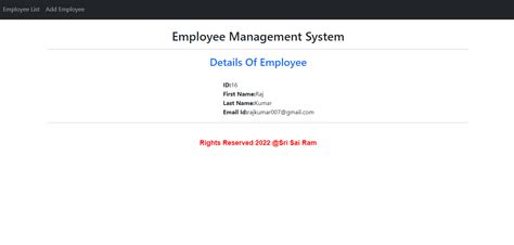 GitHub Srisairam EMS Spring Boot Angular