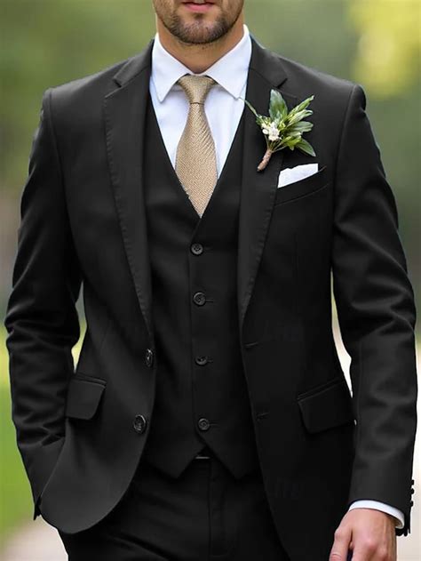 Mens Suits Beach Wedding Spring Wedding Black Navy Blue Spring