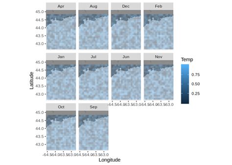 Ggplot2 How To Generate High Resolution Temperature Map Using