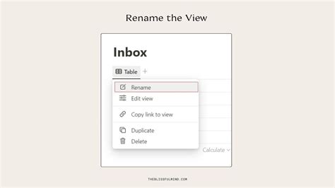 How To Create A Gtd Inbox System In Notion The Blissful Mind