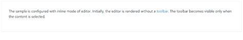 Inline Mode In Richtexteditor In Blazor Syncfusion