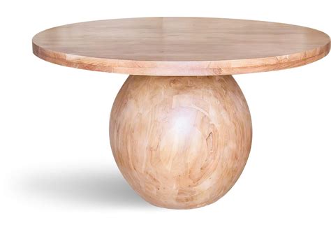 Halton Natural Acacia Wood Dining Table