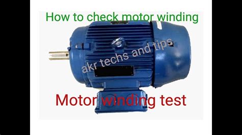 How To Use Megger For Motor Test Winding Resistance And Insulation Test Youtube