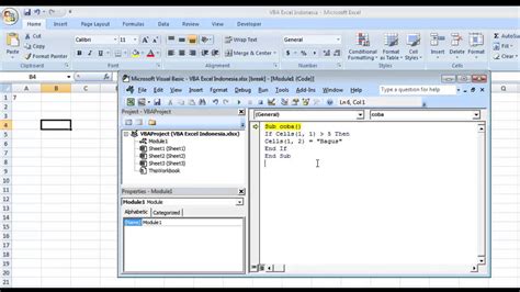vba excel dasar 8 mempelajari logika if youtube