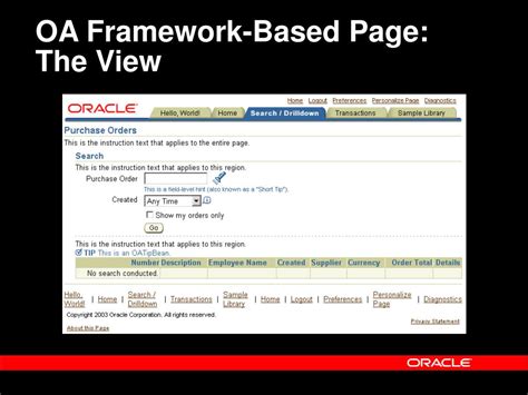 Ppt Oracle Applications Framework Powerpoint Presentation Free