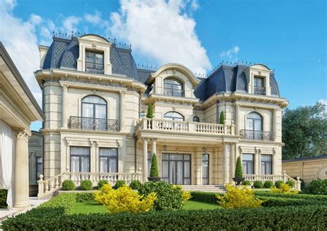 Частный дом в классическом стиле Галерея Французская архитектура Дом Каменные коттеджи