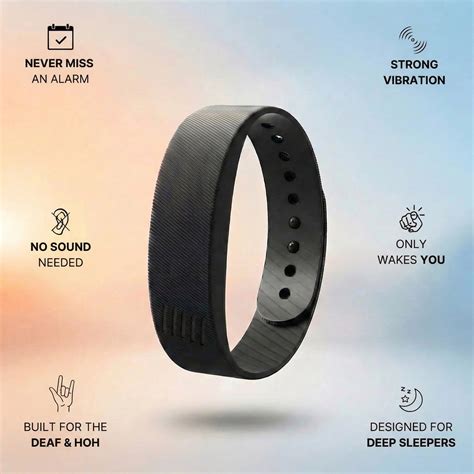 Dawn Band — Silent Vibrating Alarm For Deaf And Hoh Dawn Sleep