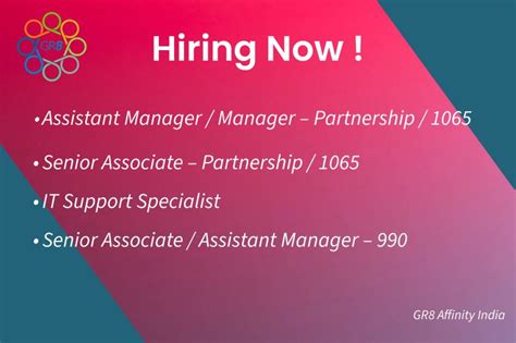 We Are Hiring Sangeetha P