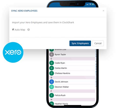 Xero Time Tracking Integration Clockshark