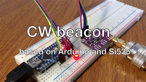 Simple Cw Beacon Project Based On Arduino And Si5351 Youtube
