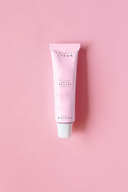 크림 포장 모형 튜브 프리미엄 Psd 파일