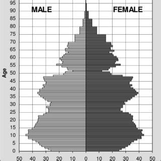 Age And Sex Structure Of Population On January Source Based Download Scientific
