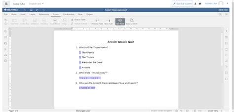 How To Create Fillable Forms In Moodle With Onlyoffice Docs
