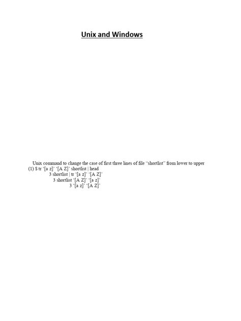 Unix And Windows Pdf Operating System Kernel Operating System