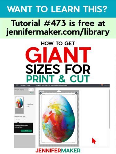Cricut Print And Cut Size How To Print Full Pages Jennifer Maker